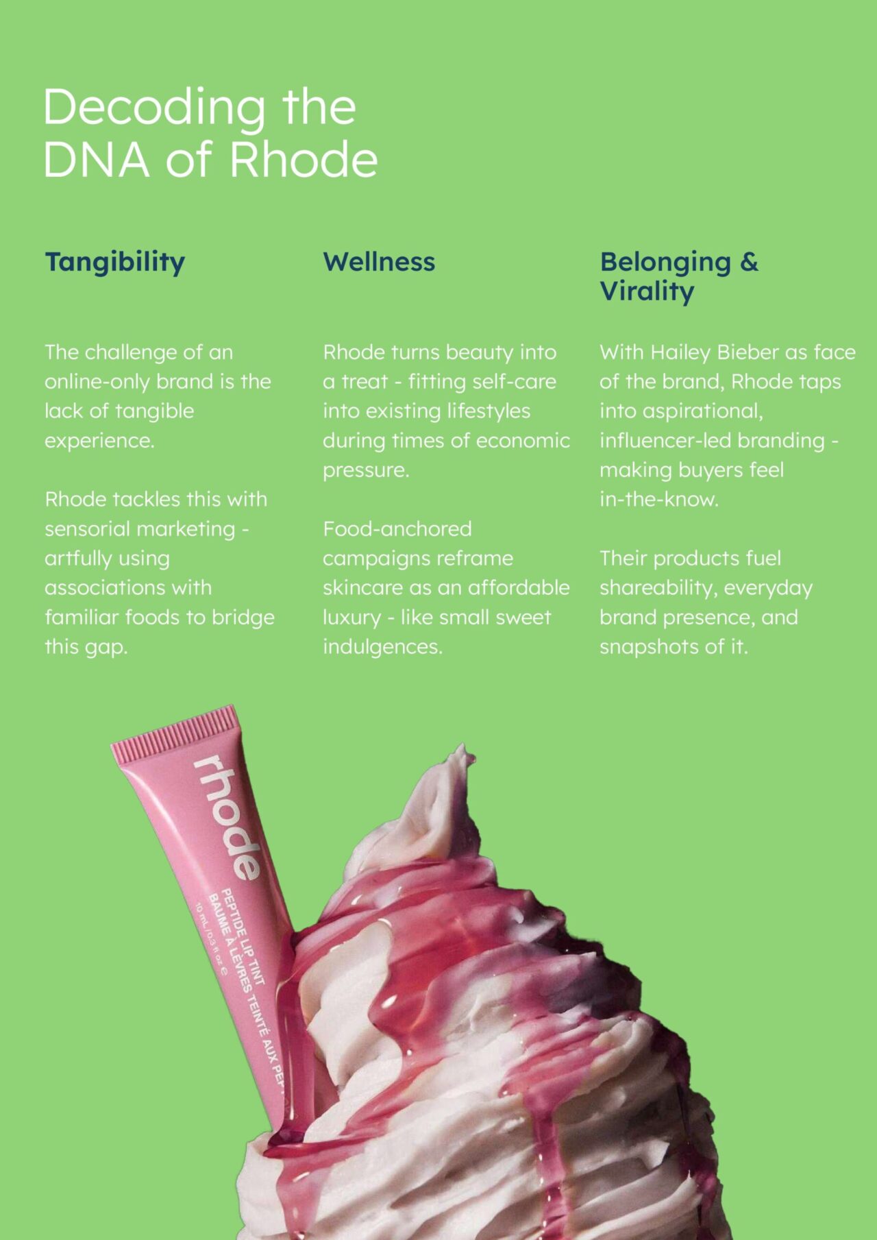 Decoding the DNA of Rhode: How Hailey Bieber used sensorial marketing ...